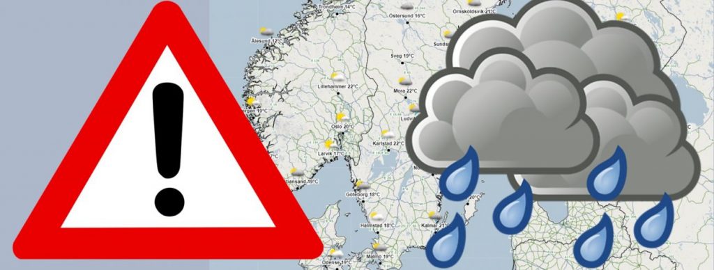 SMHI går ut med varning – risk för skyfall och översvämningar | Marcus Oscarsson