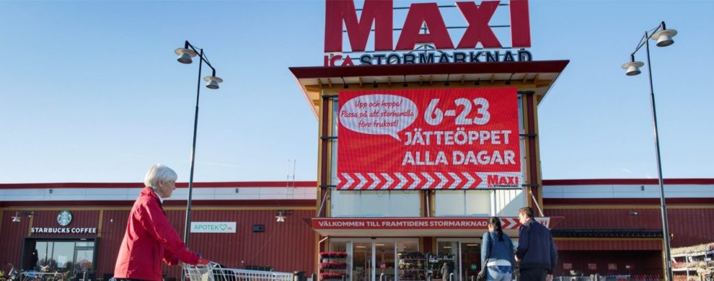 Tvärvändning för ICA Maxi-butiker | Marcus Oscarsson