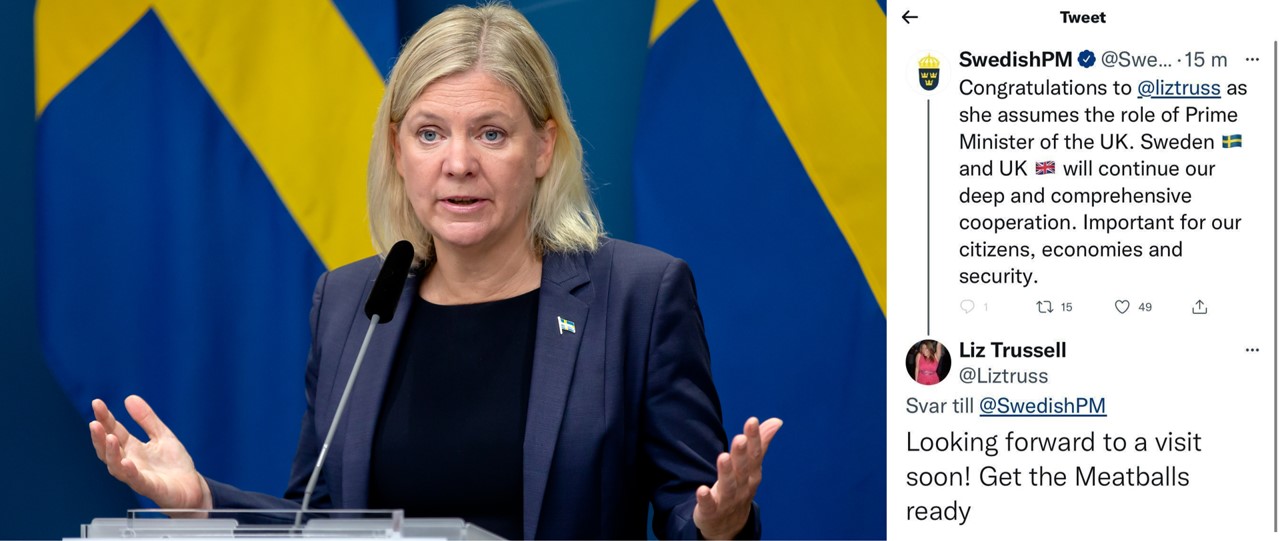 STATSMINISTERNS BLUNDER: Gratulerade fel Liz | Marcus Oscarsson