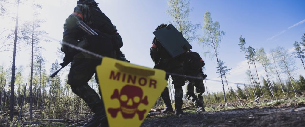 SVERIGE: Försvarsmakten lade ut skarpa minor | Marcus Oscarsson